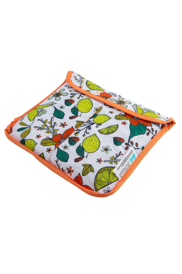Splat mat for high chair food catcher - Flowers – Mumma’s Little Helpers